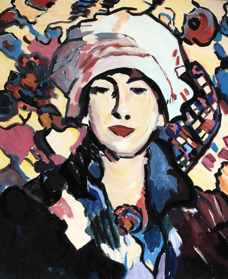 After JD Furgusson Le Voile Persan - Peterborough Artists Open Studios